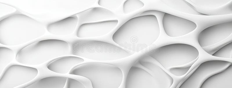 White Background Showcases Intricate Organic Patterns that Evoke the ...