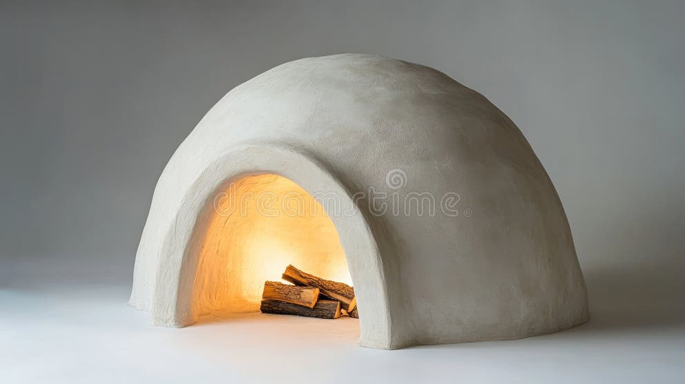 A White Background Showcases a Kiln in Side View, with Precise Details ...