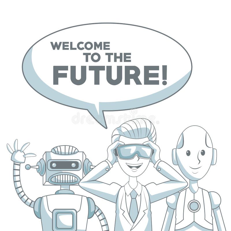 White Background with Silhouette Color Sections Shading of Set Human ...