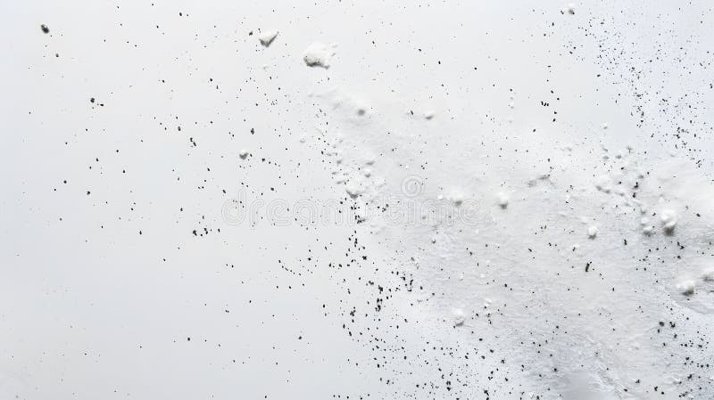 White Background with Dust Particles Flat Lay Stock Illustration ...