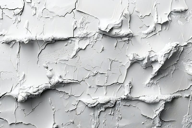 White Background, Smooth Plaster Wall, Closeup, Flat View, High ...