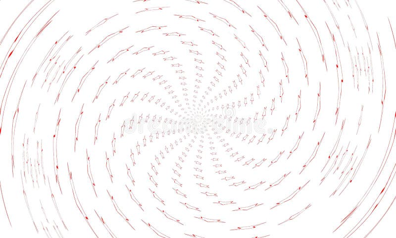 White Background with a Spiral of Red Star Outlines for Wallpapers ...