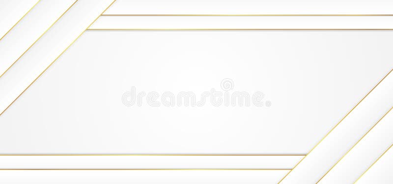 White Background Square Overlap Shape Frame Design Luxury Style Stock ...