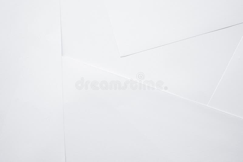 White Background from Stack of White Paper Stock Image - Image of page ...