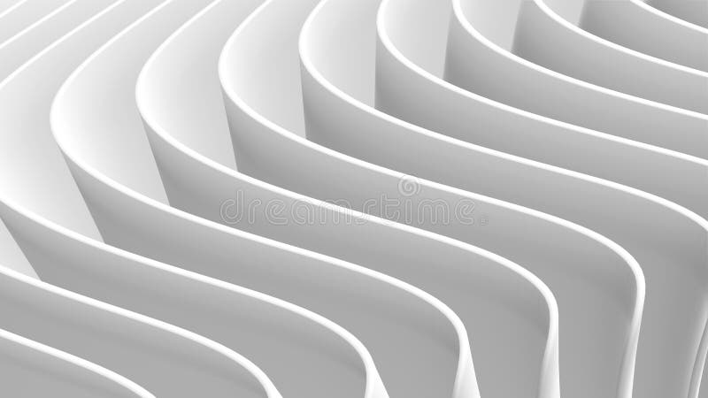 White Background Stripes 3D Wavy Pattern, Elegant Abstract Striped ...