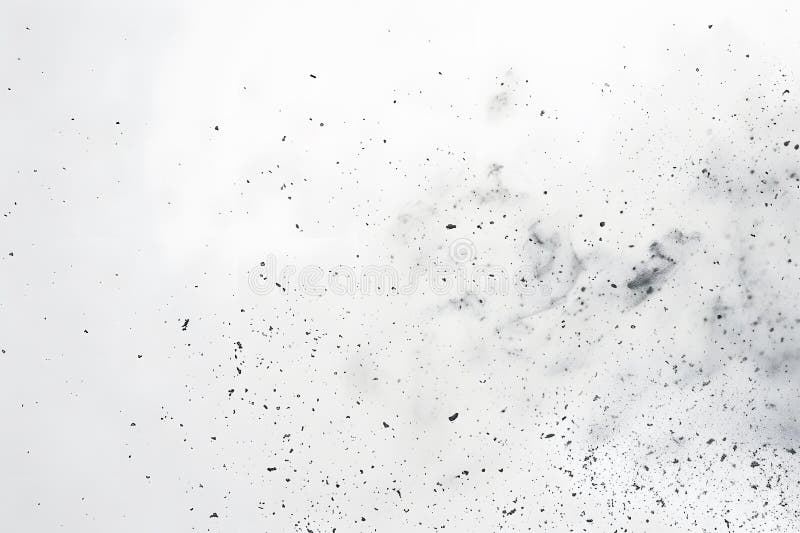 Minimalist White Background with Dust Particles Stock Illustration ...