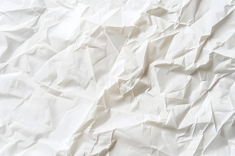 White Crumpled Paper Texture Background Stock Illustration ...