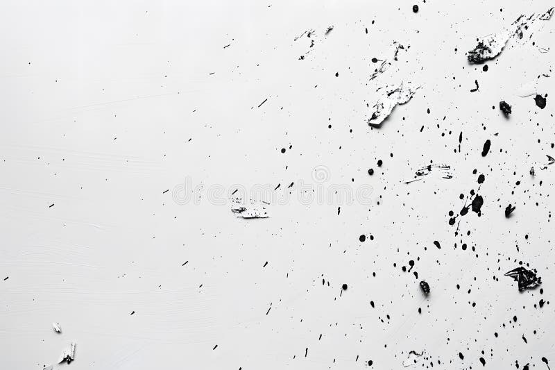 Minimalist Black Ink Scribbles on White Background Stock Illustration ...