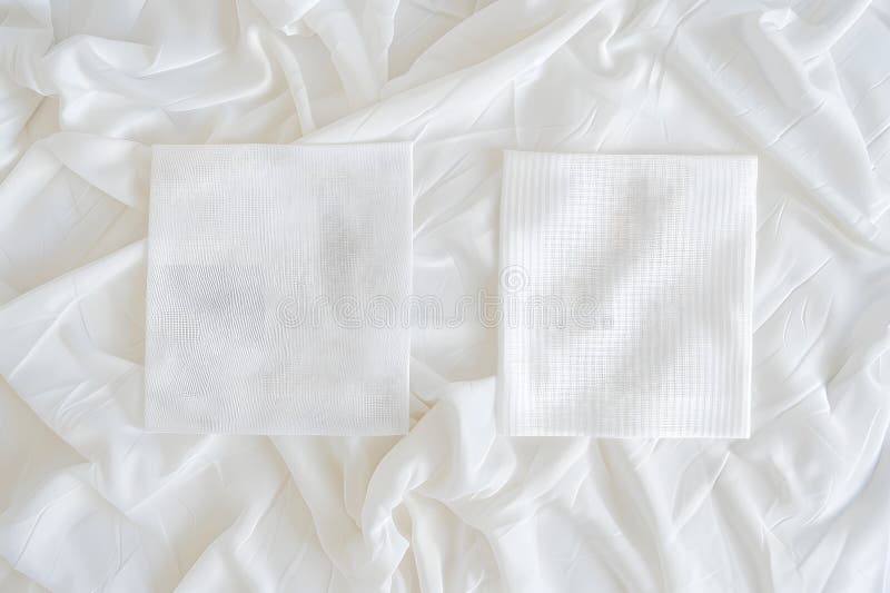 White Fabric Texture Background with Squares Stock Illustration ...