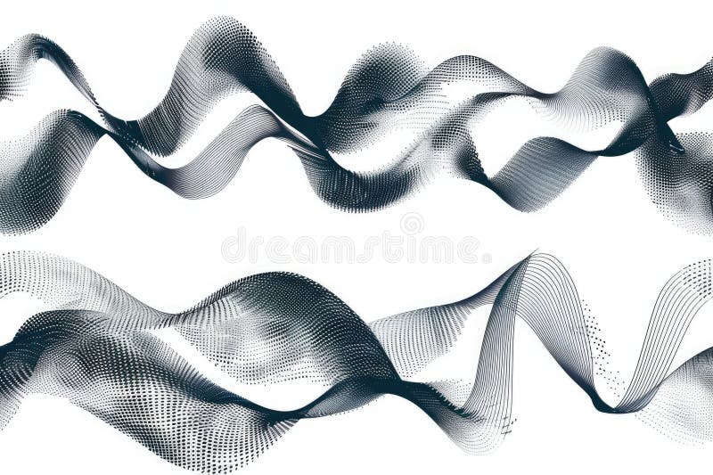 White Background with Undulating Patterns Stock Image - Image of flow ...