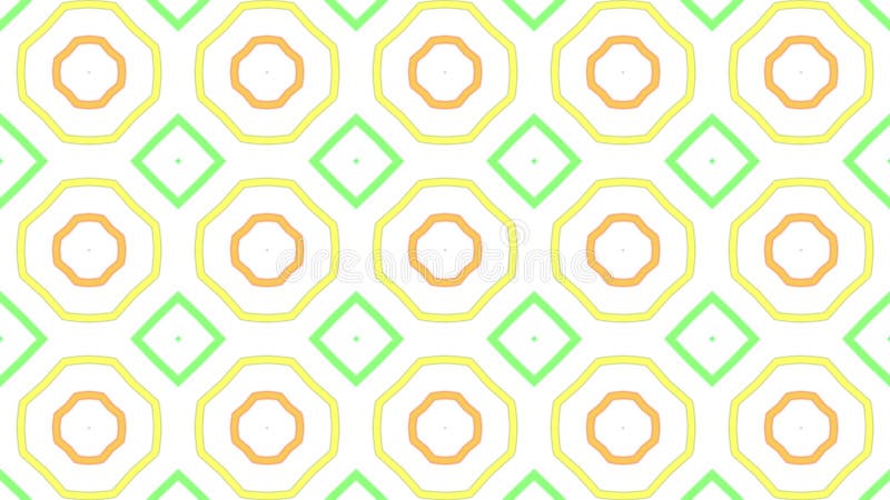 White Background with Various Patterns of Lines and Shapes Changes ...