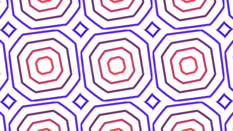 White Background with Various Patterns of Lines and Shapes Changes ...