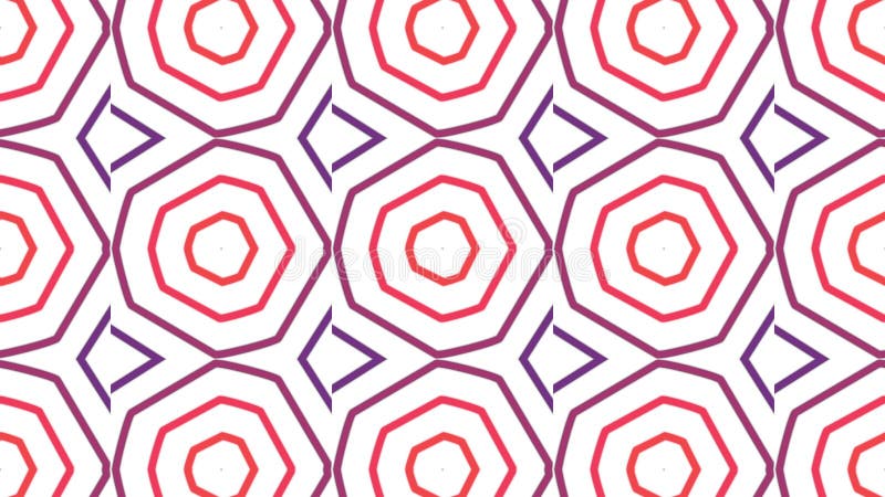 White Background with Various Patterns of Lines and Shapes Changes ...