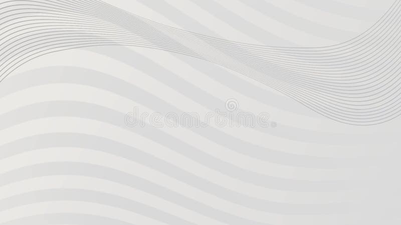 White Background Wave Lines Abstract Motion Loop. Stock Footage - Video ...