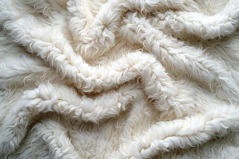 White Background with Wool Texture for Textile Product Presentation ...