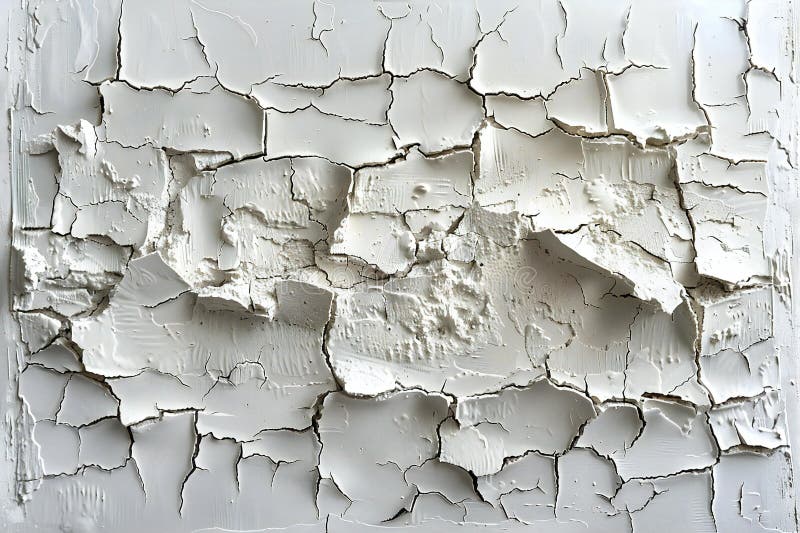 White Background with a Worn Off-white Plaster Wall, Textured, Aged ...