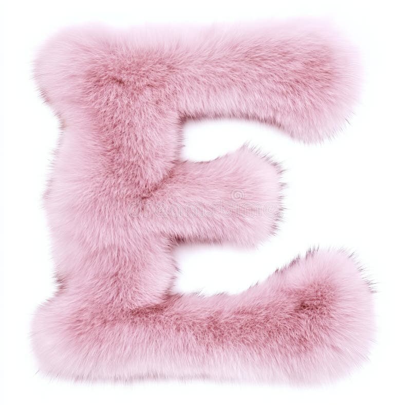 A White-backgrounded PNG Image of a Pink Letter E, Suitable As an ...