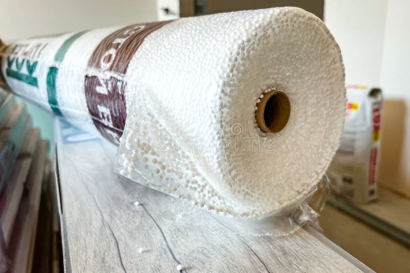 White Backing before Laying the Laminate - a Layer of Thermal ...