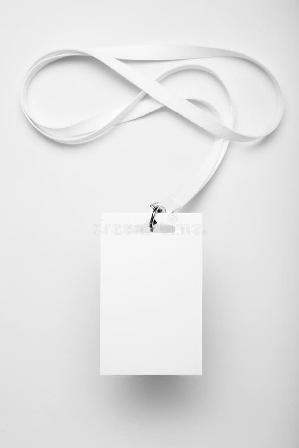 ID Card / Staff Identity Mockup Stock Photo - Image of event, admission ...