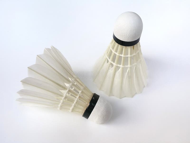 White Badminton stock image. Image of closeup, graphic - 101375387