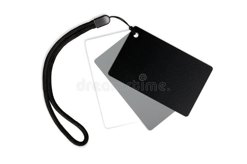 White balance card set. stock image. Image of test, photographer - 29459315