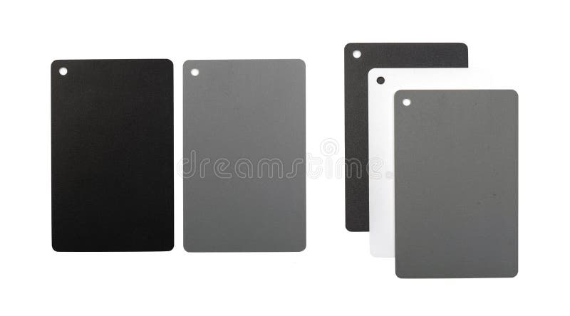 White balance cards stock image. Image of correction - 107230465