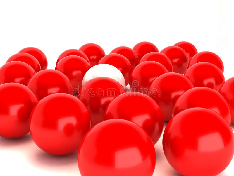 White ball stock illustration. Illustration of force - 13237135