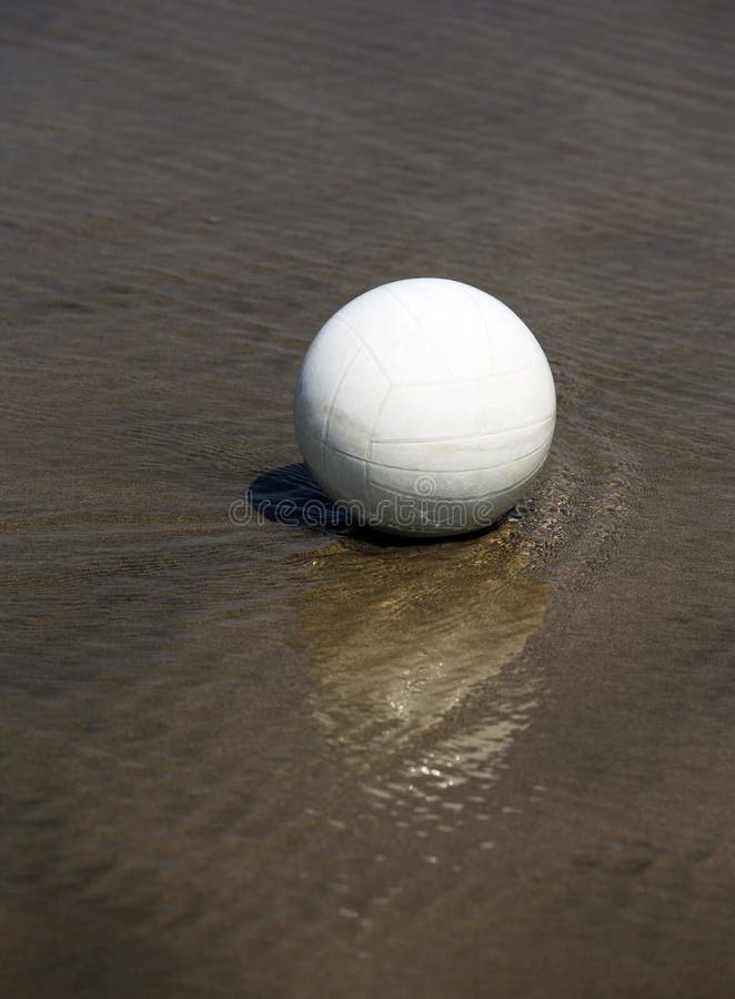White ball stock image. Image of playing, ball, beach - 7232967