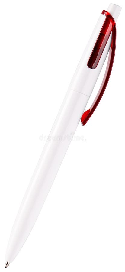 White ball-point pen stock photo. Image of elegancy, supply - 17248574