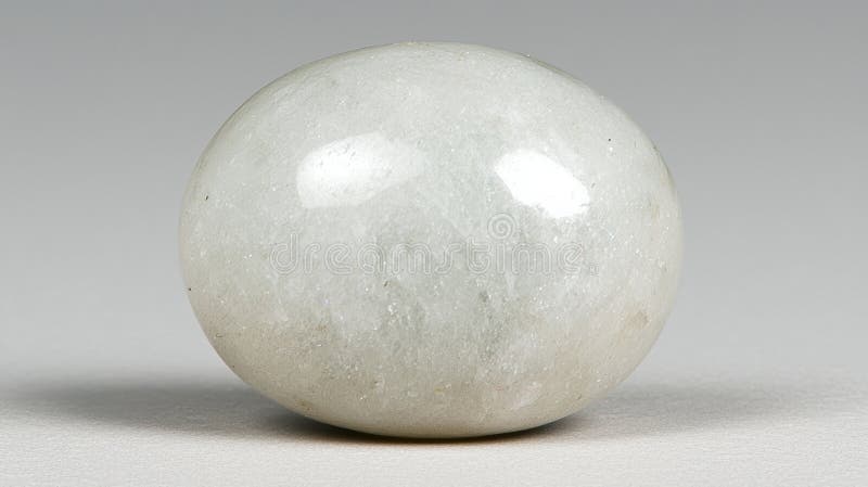 A White Ball with a Smooth Surface and a Slight Sheen. Stock Image ...