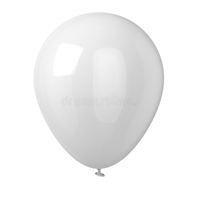 White Balloon stock illustration. Illustration of white - 25031101