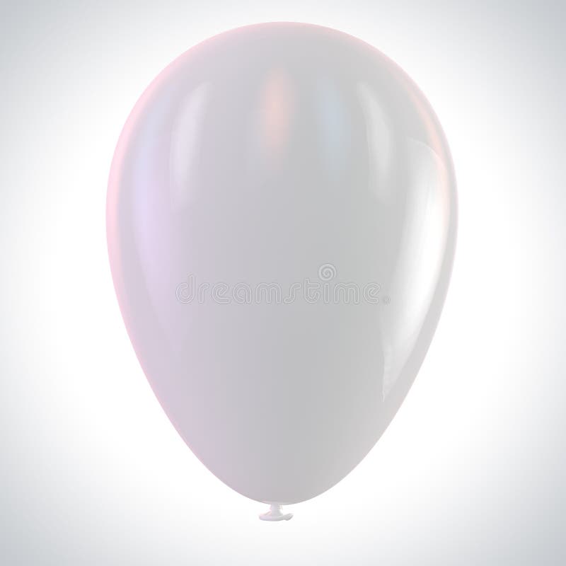 White Balloon stock photo. Image of white, space, path - 32660502