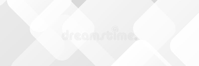 White Banner Background. Vector Abstract Graphic Design Banner Pattern ...