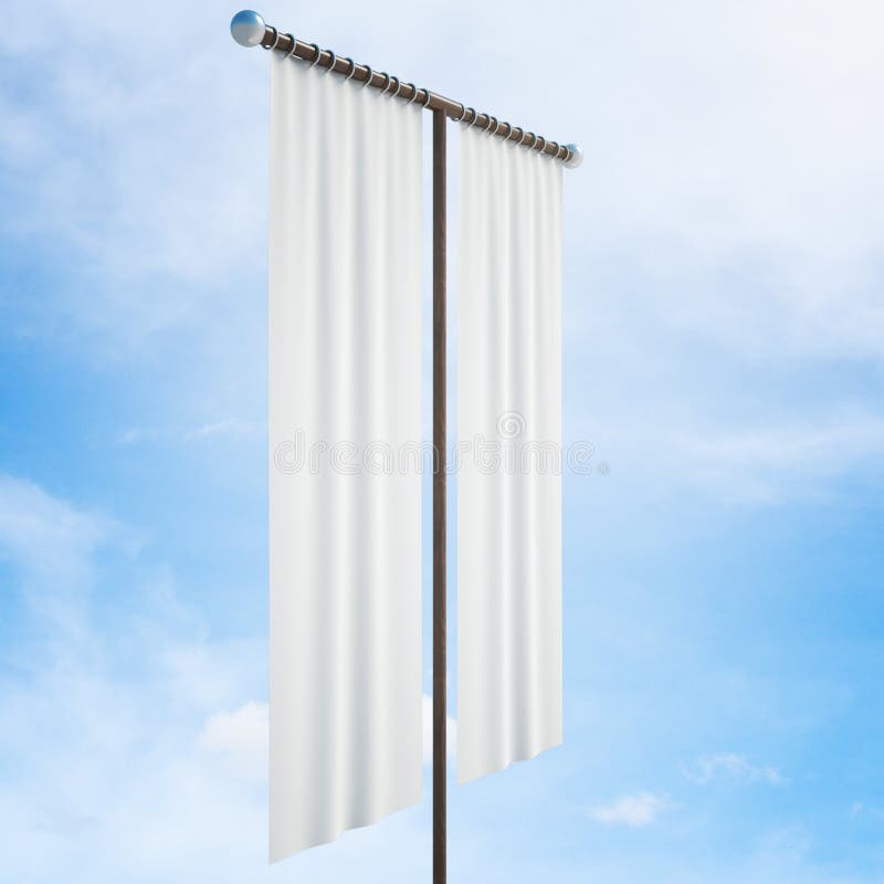 White banner side stock illustration. Illustration of abstract - 80149488