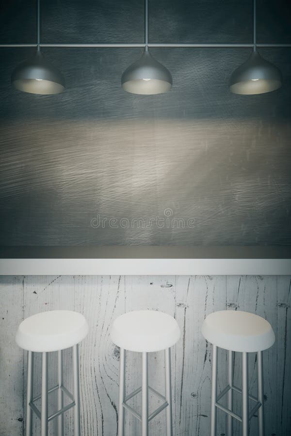 White bar design front stock illustration. Illustration of estate ...