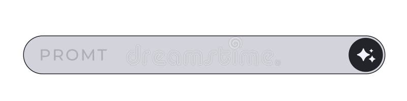 A White Bar that Has the Word Prompt Clearly Written on it Stock ...