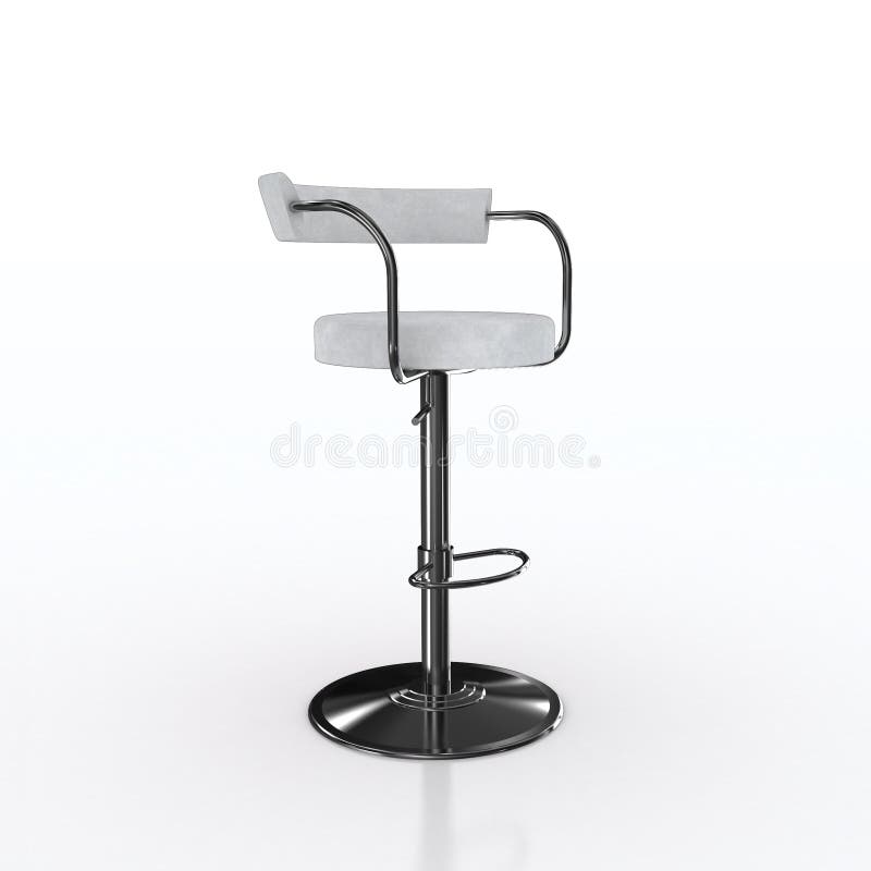Bar Stool Furniture Top View Stock Illustration - Illustration of ...