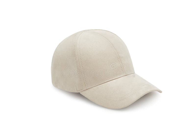 White Baseball Cap Isolated on White Background. Baseball Cap in Angles ...