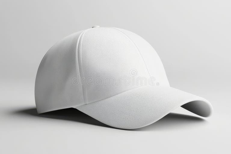 White Baseball Cap Mock-up, Presented on a Transparent Background Stock ...