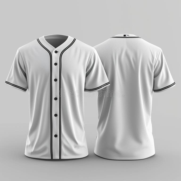 Baseball Jersey Mockup Stock Illustrations – 5,836 Baseball Jersey ...