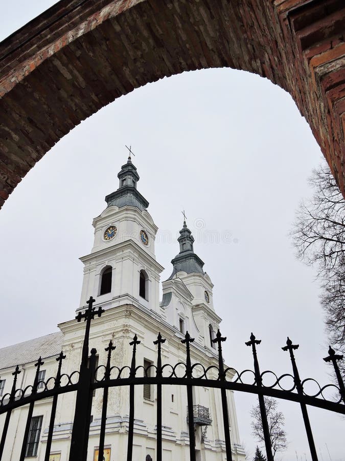 White Basilica, Lithuania stock image. Image of building - 81665509