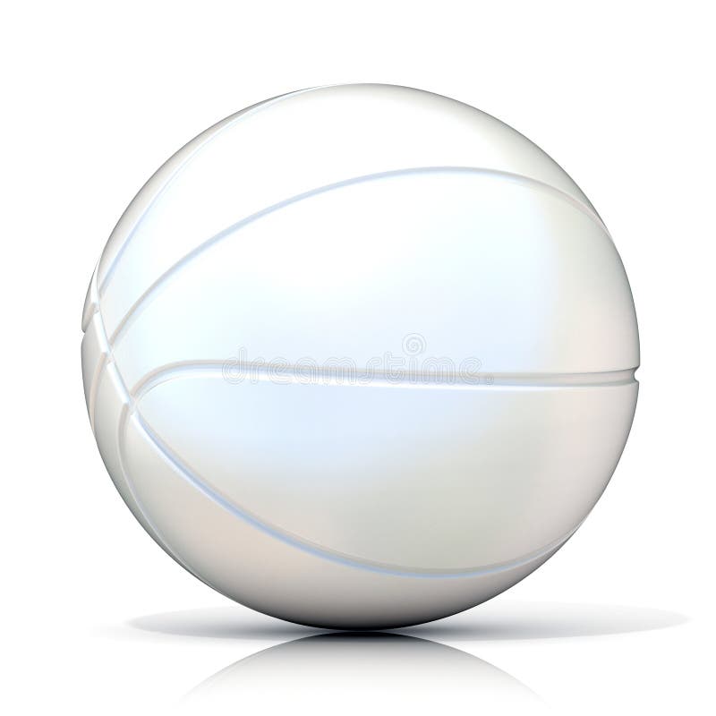 White basketball ball stock illustration. Illustration of competitive ...