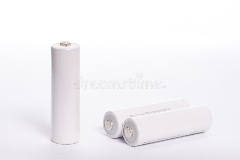 White battery isolated stock photo. Image of heavy, duty - 66942592