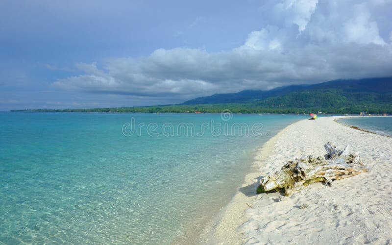White Beach On The Island Of Camiguin Stock Image - Image of ideal ...