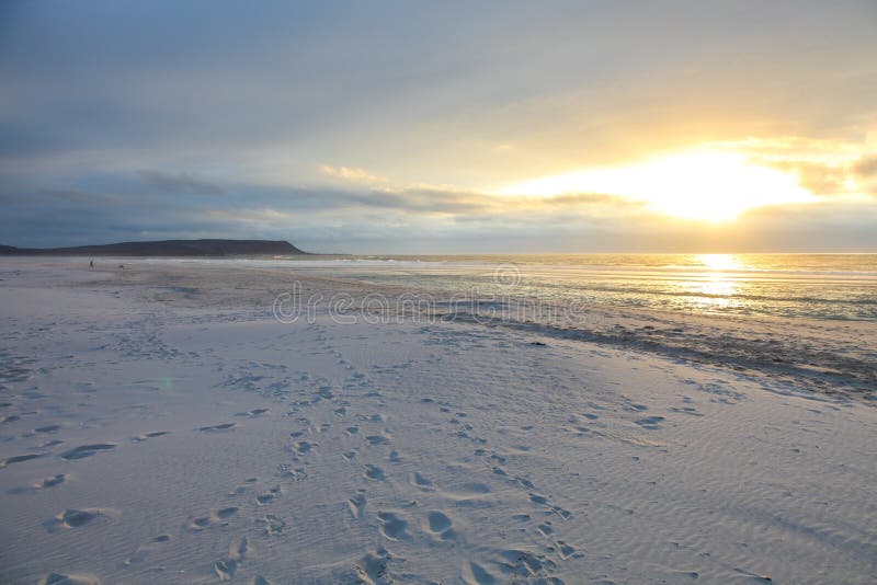 White Beach Sand with Ripples and Waves Texture Pattern Stock Photo ...