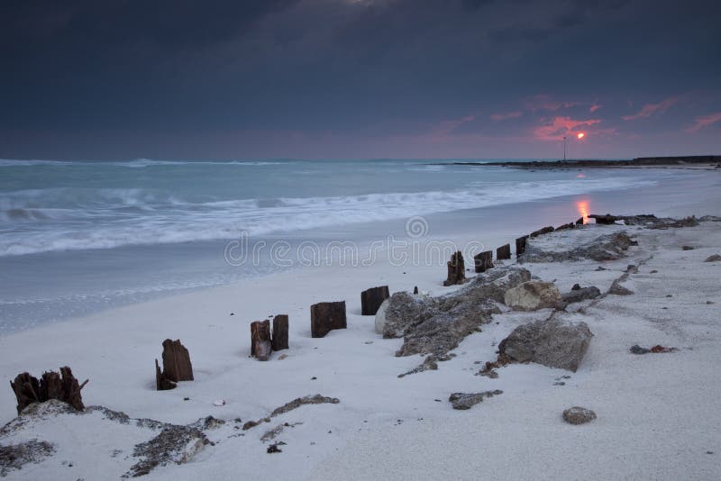White Beaches stock image. Image of landscape, leghorn - 13880633