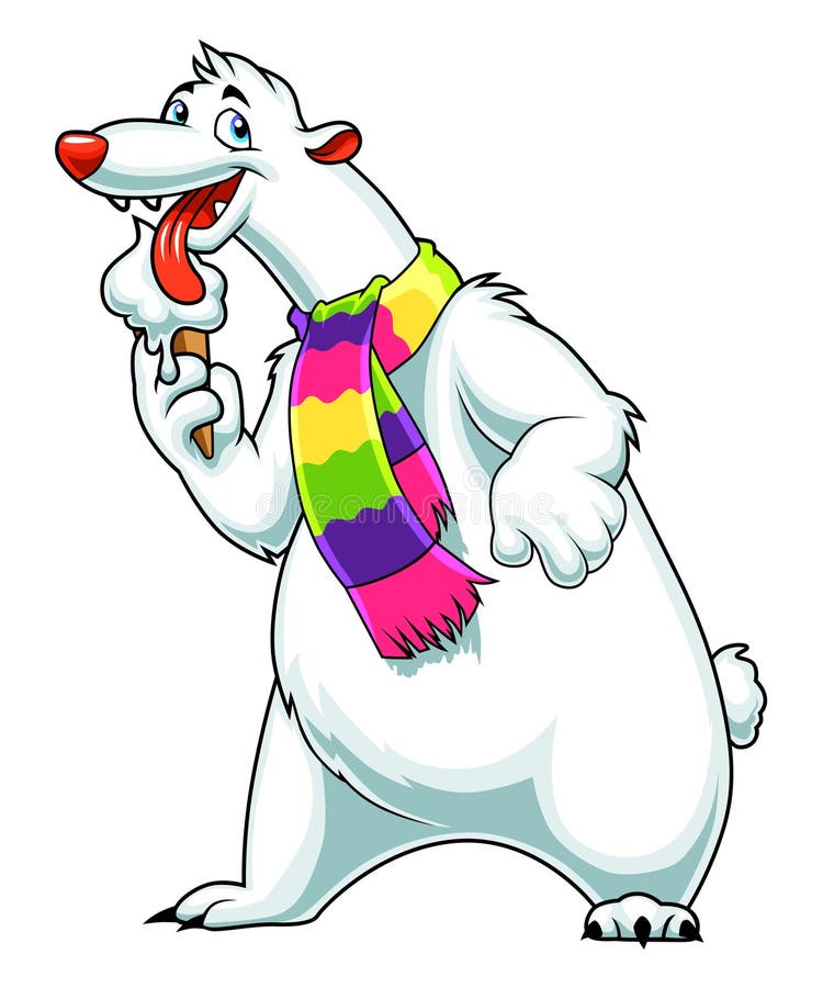 White bear stock vector. Illustration of artwork, isolated - 42138551