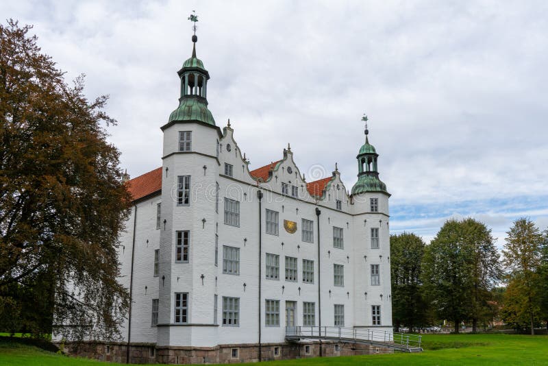 Schloss Ahrensburg. a Castle Surrounded by Nature. Stock Photo - Image ...