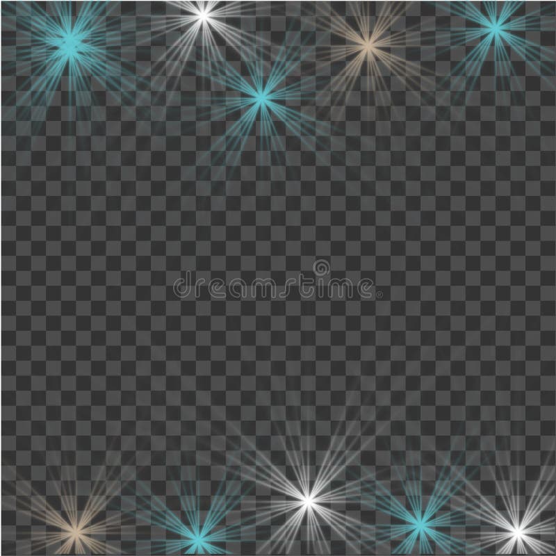 White Beautiful Light Explodes with a Transparent Explosion. Vector ...