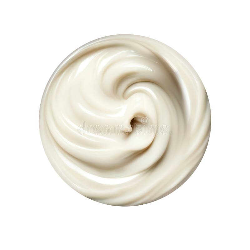 White Beauty Cream Top View Stock Image - Image of product, remove ...